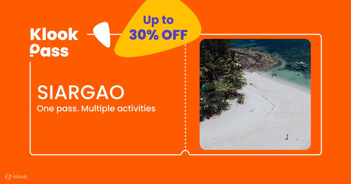 Klook Siargao Pass - Klook Philippines